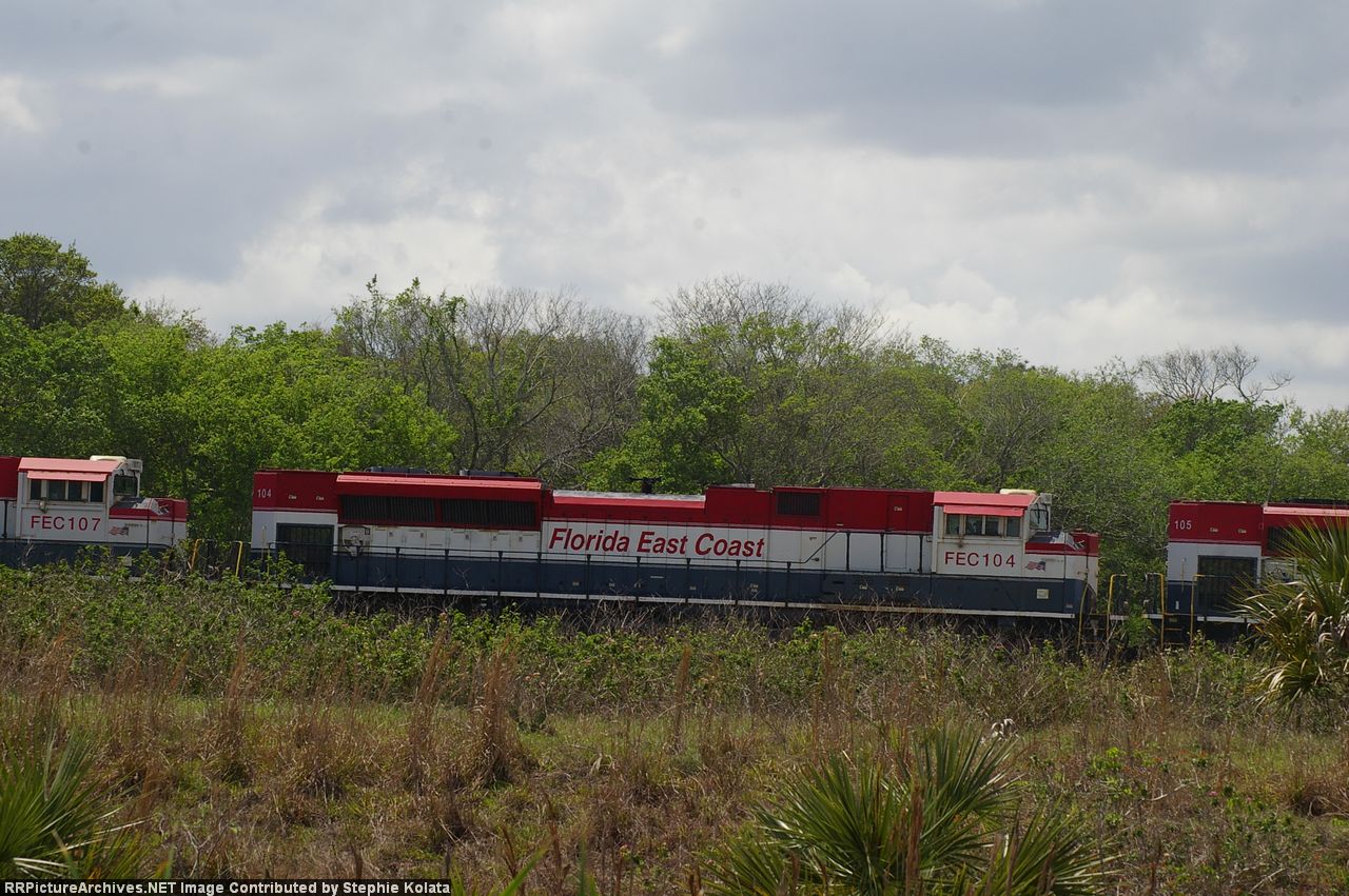 FEC 104 BEING STORED AT NSB YARD